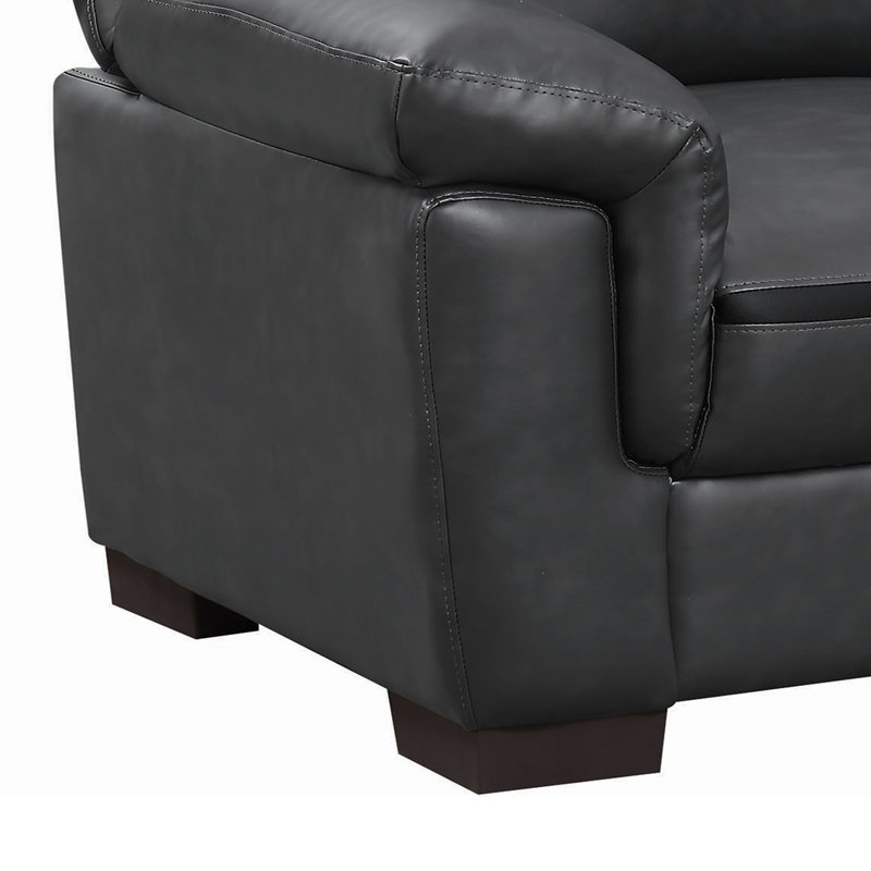 Latitude Run® 3-piece Upholstered Padded Arm Sofa Set Grey | Wayfair