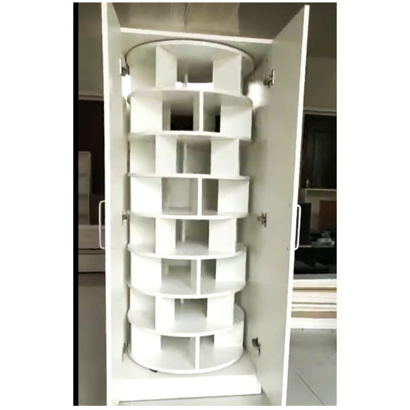 Handmade 96 Pair Rotating "Free Standing" Shoe Tower | Wayfair