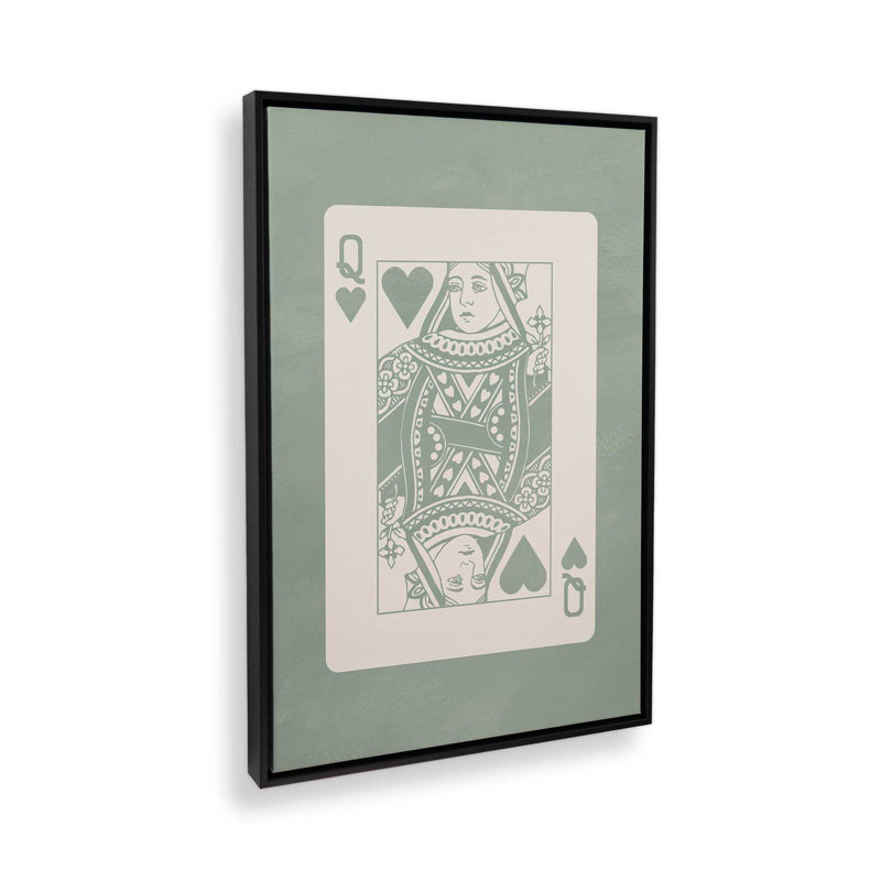 queen card frame
