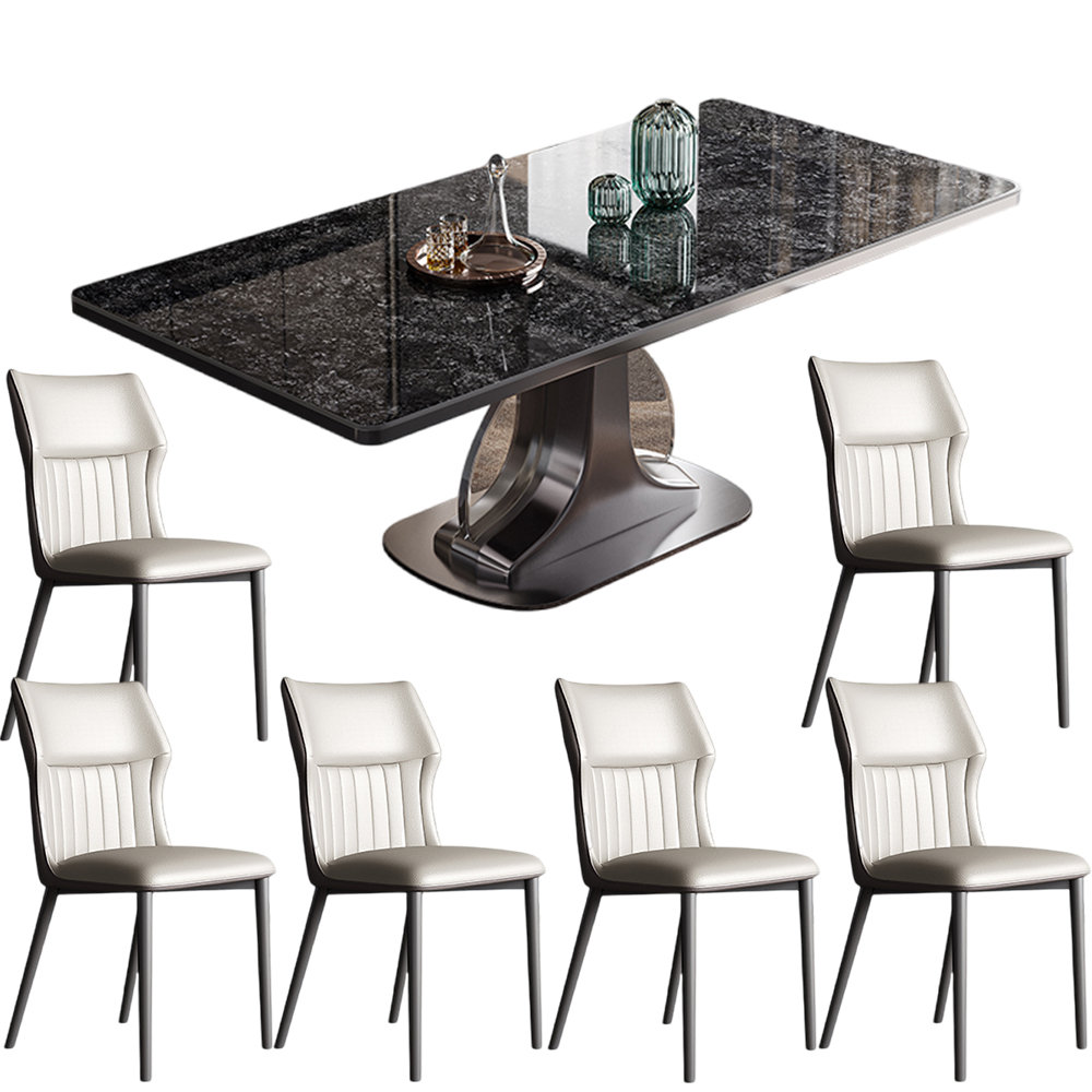 Elamer Light luxury simple modern dining table sets - Wayfair Canada