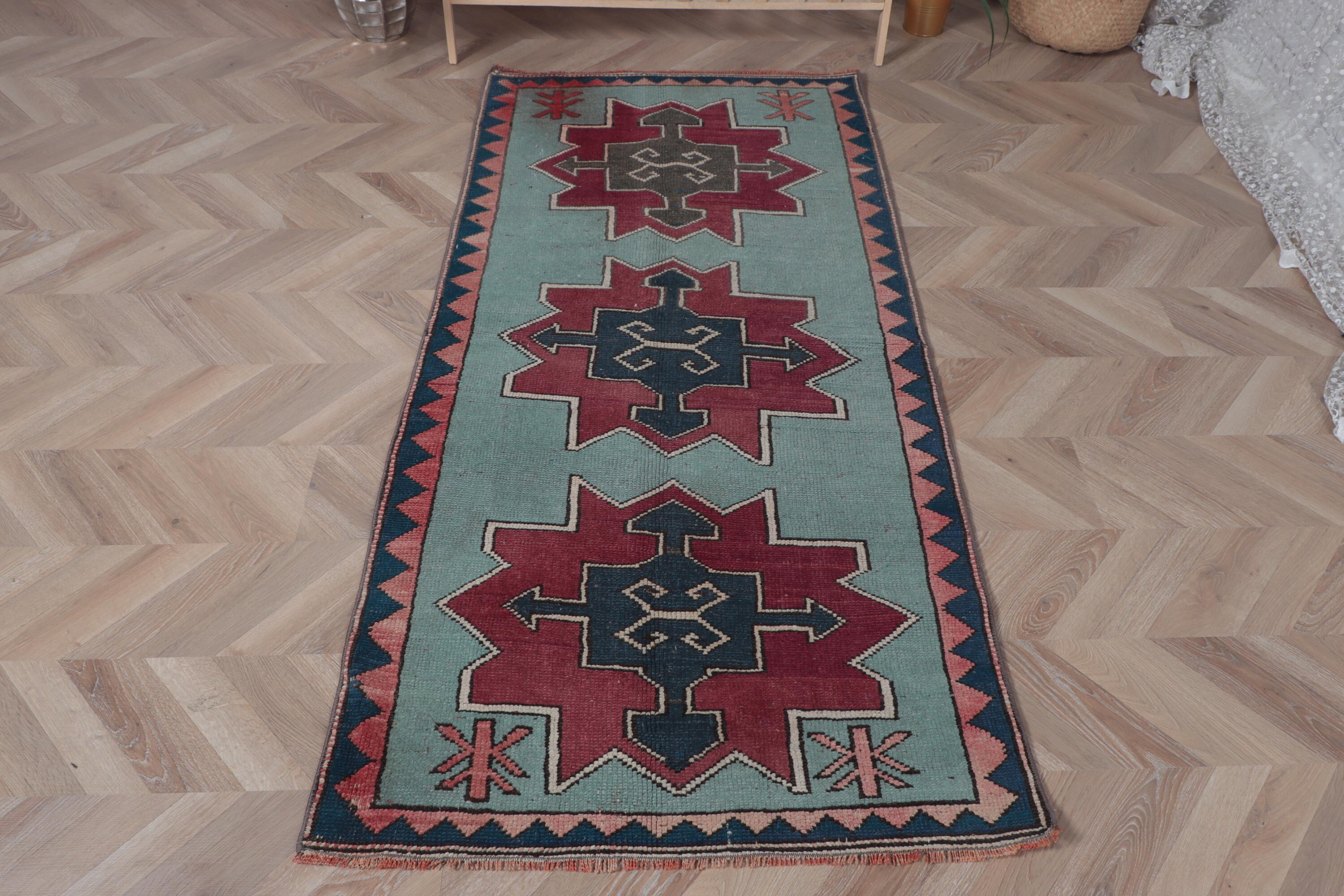 Bloomsbury Market Exceptional Red Vintage Turkish Rug Showcasing a ...