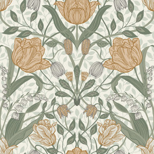 Lily Manor Bryanna 10.05m x 53cm Matte Wallpaper Roll | Wayfair.co.uk