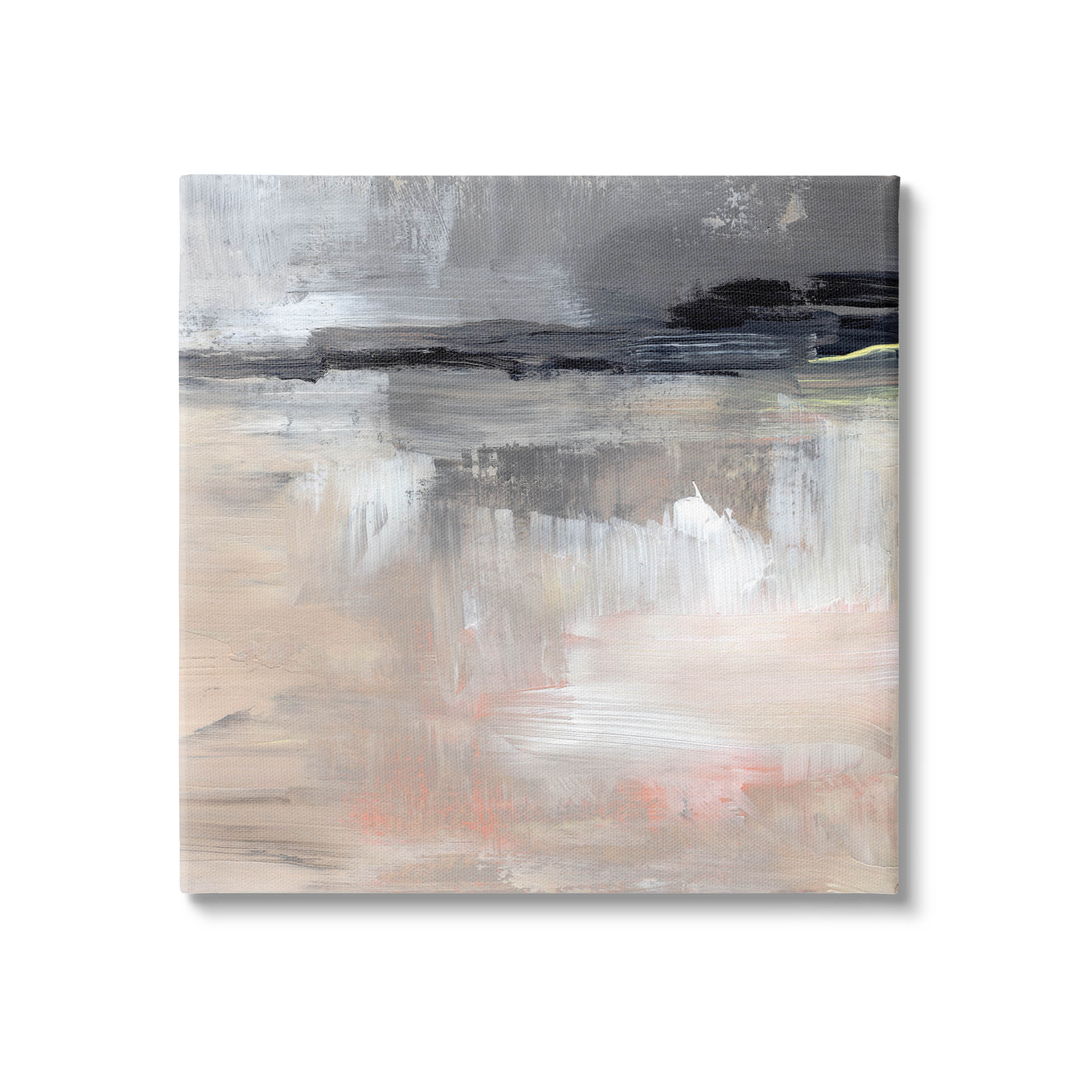 Stupell Industries Modern Lake Reflection Scenery Canvas Wall Art By ...