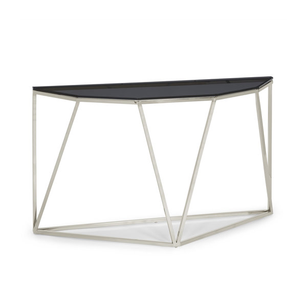 Wrought Studio Abler 55'' Glass Top Console Table - Wayfair Canada