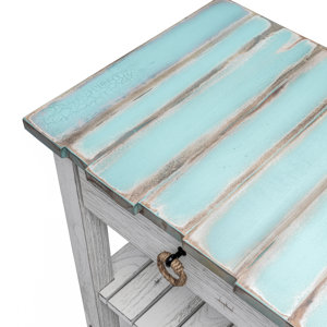 Longshore Tides Firman Solid Wood TV Stand, Entryway Console for TVs up ...