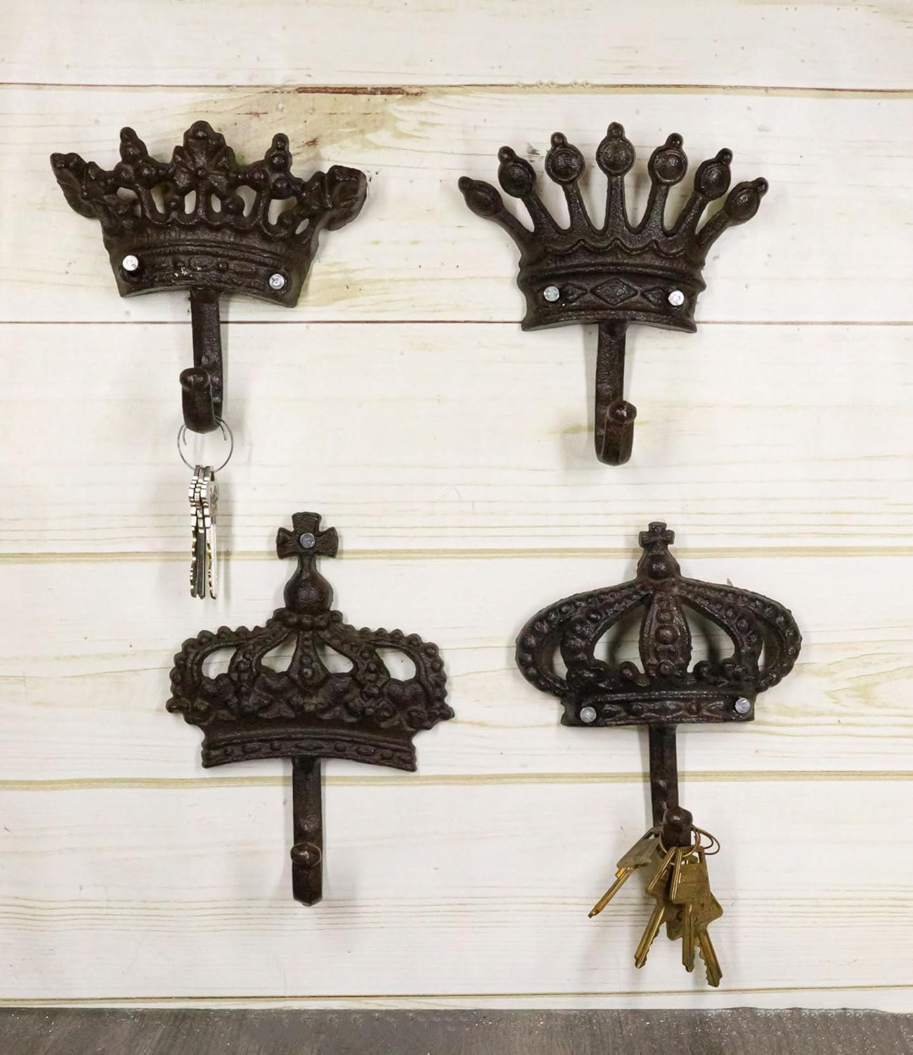 Ophelia & Co. Pack Of 4 Medieval Royalty King And Queen Crowns Wall ...