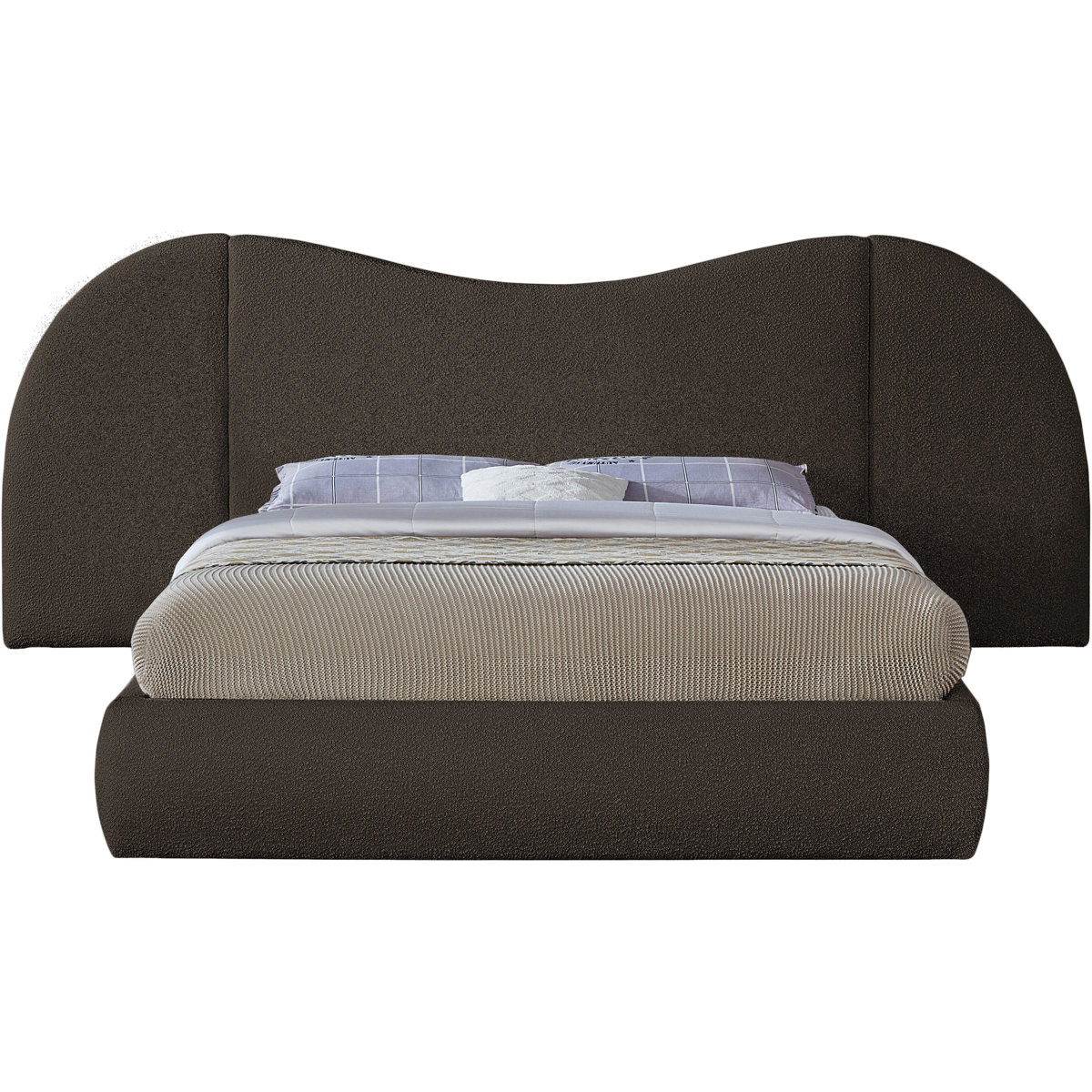 Wrought Studio™ Hyrup Upholstered Panel Bed | Wayfair