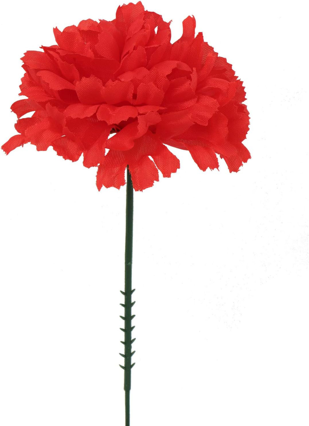 Primrue Real Touch Red Silk Carnation Picks - 100 Count Bulk - 3.5 ...
