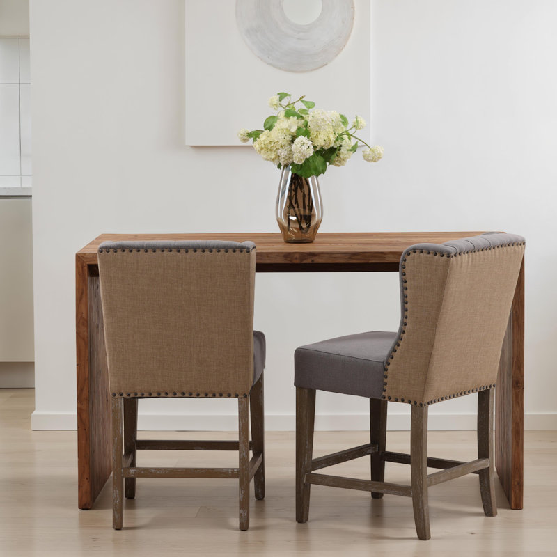 The Twillery Co.® Unadilla 60-inch Rectangular Reclaimed Teak Waterfall ...