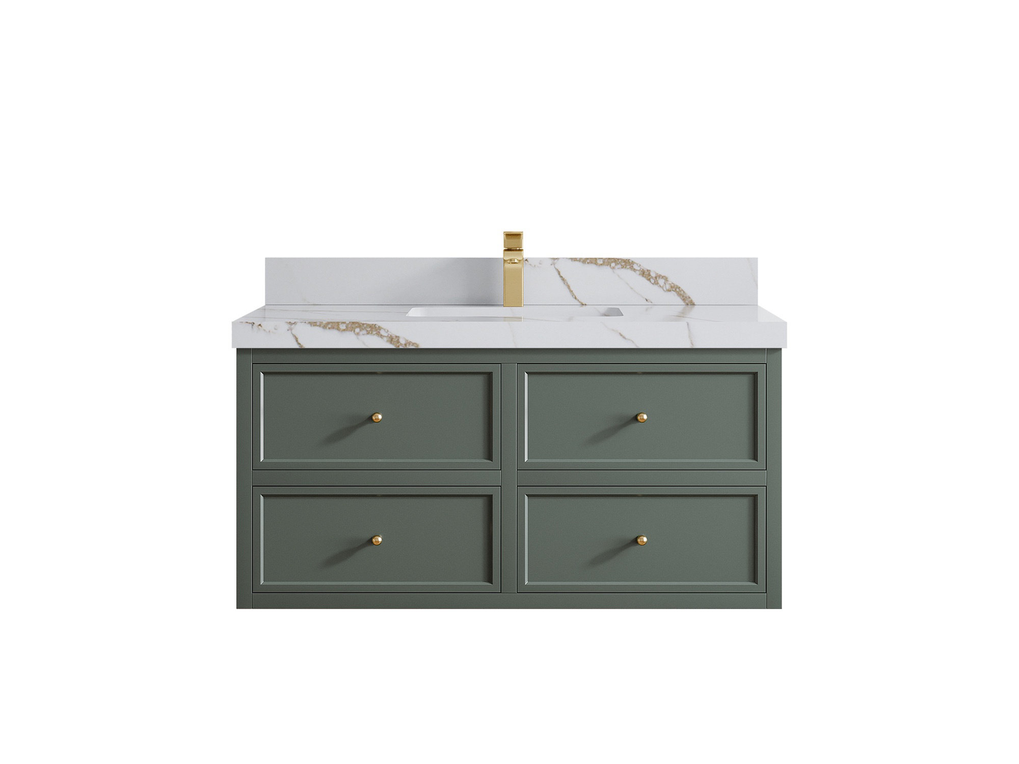 Willow Collections Roswell Floating 42'' Single Bathroom Vanity with ...
