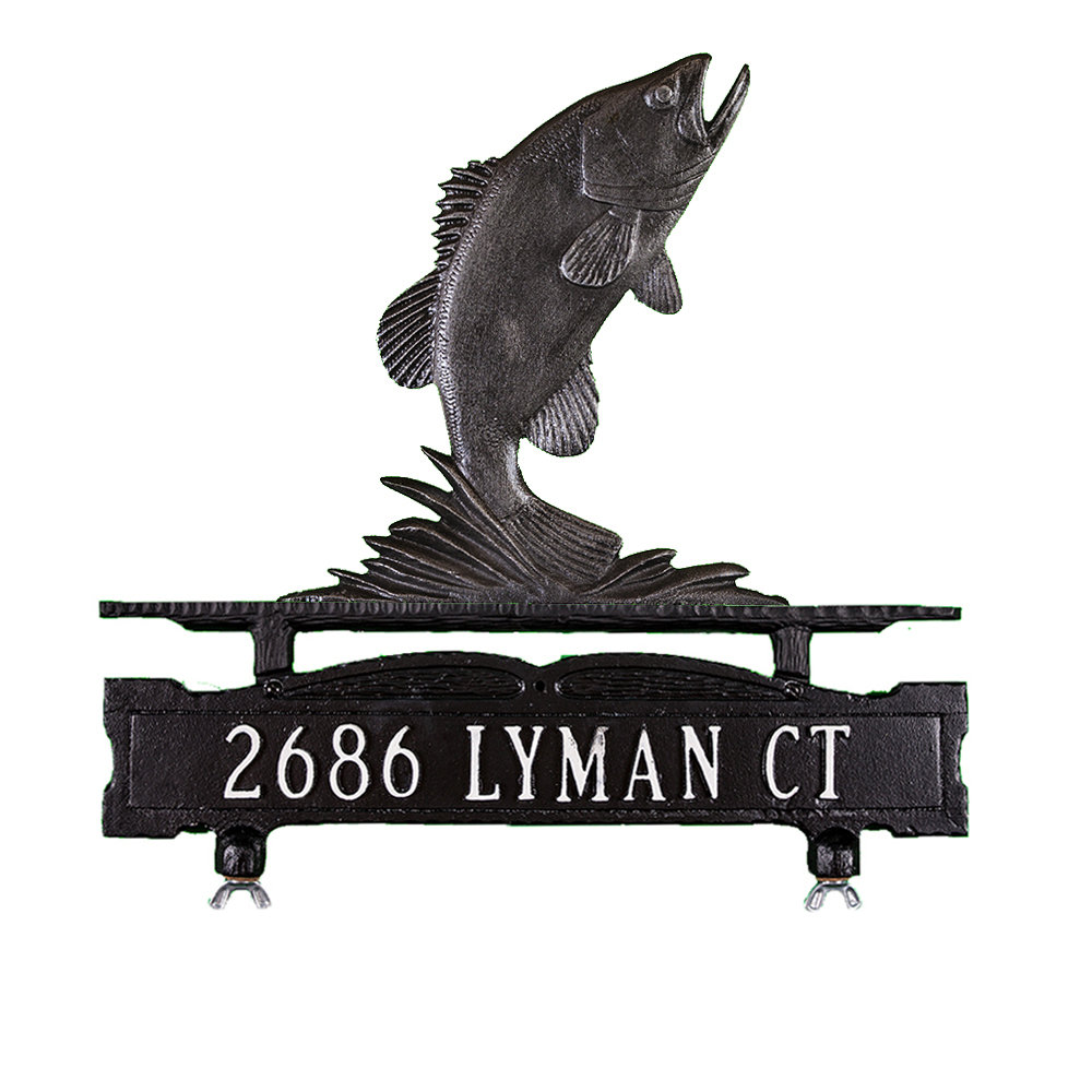 Montague Metal Products Inc. 1-Line Mailbox Sign | Wayfair