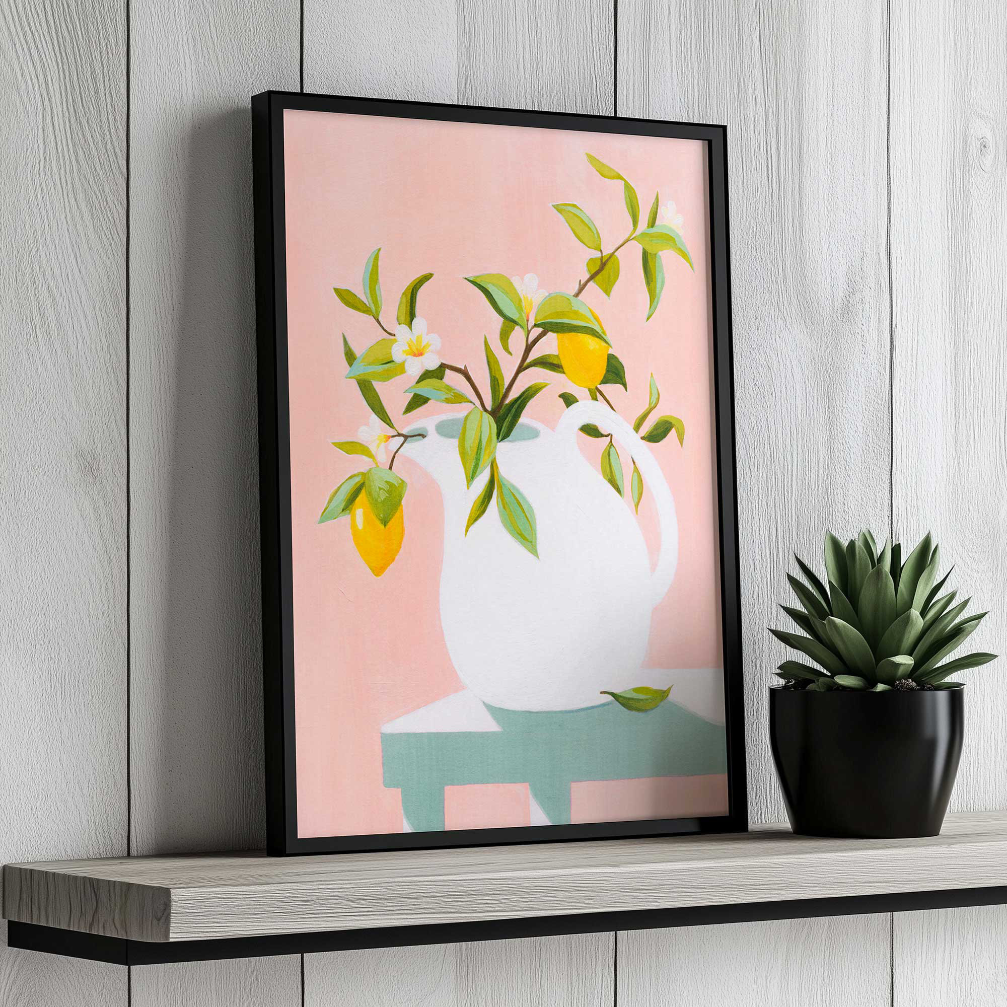Ebern Designs Afternoon Limoncello II by Grace Popp Art Print | Wayfair