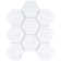 Merola Tile Carrione Super Hex Matte Carrara 10" x 11-1/2" Porcelain ...