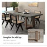 Inbox Zero Vintage Gray Long Rectangular Pine Conference Table | Wayfair