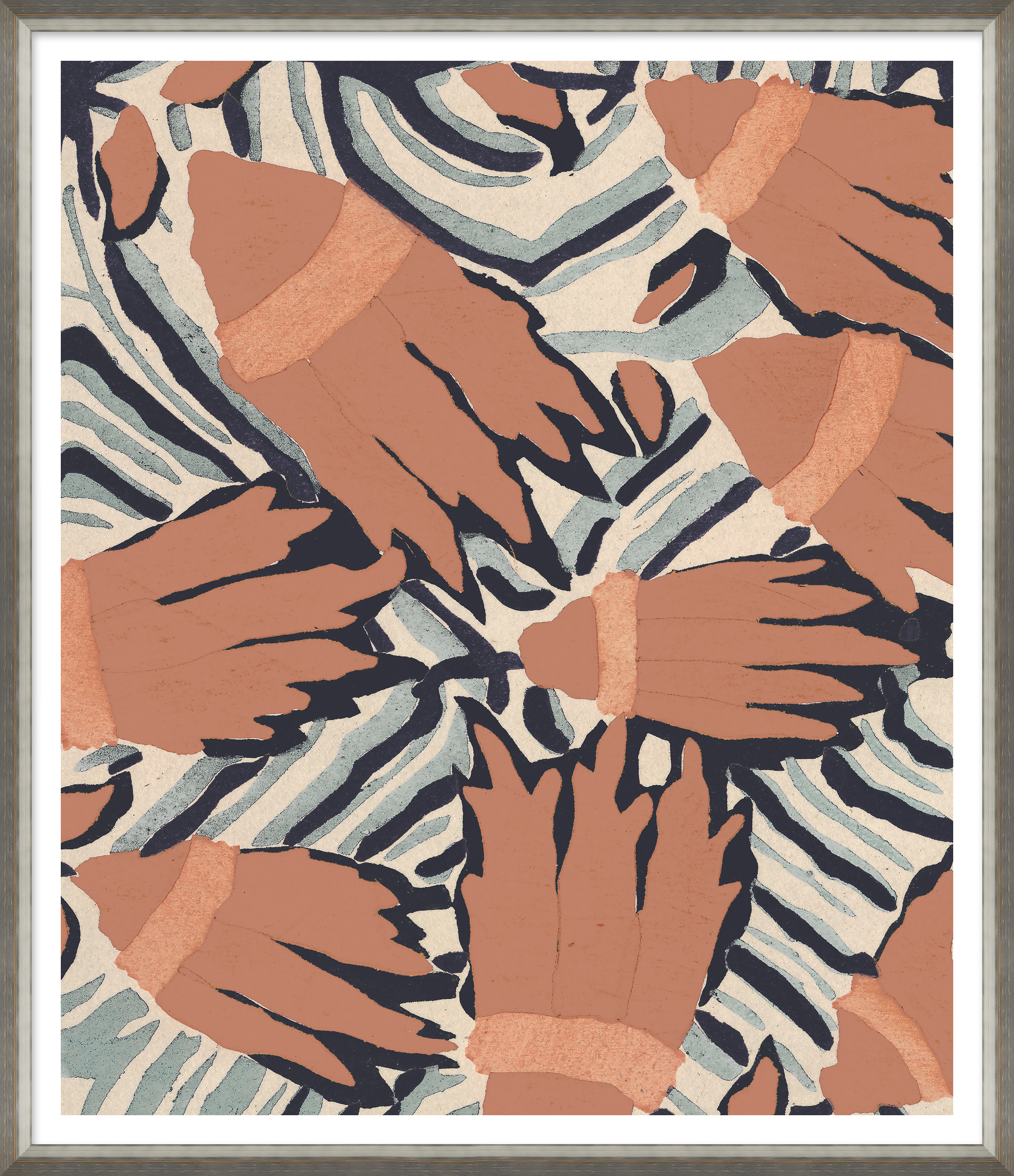 Soicher Marin 'Asian Textile Designs' Framed Graphic Art Print | Perigold