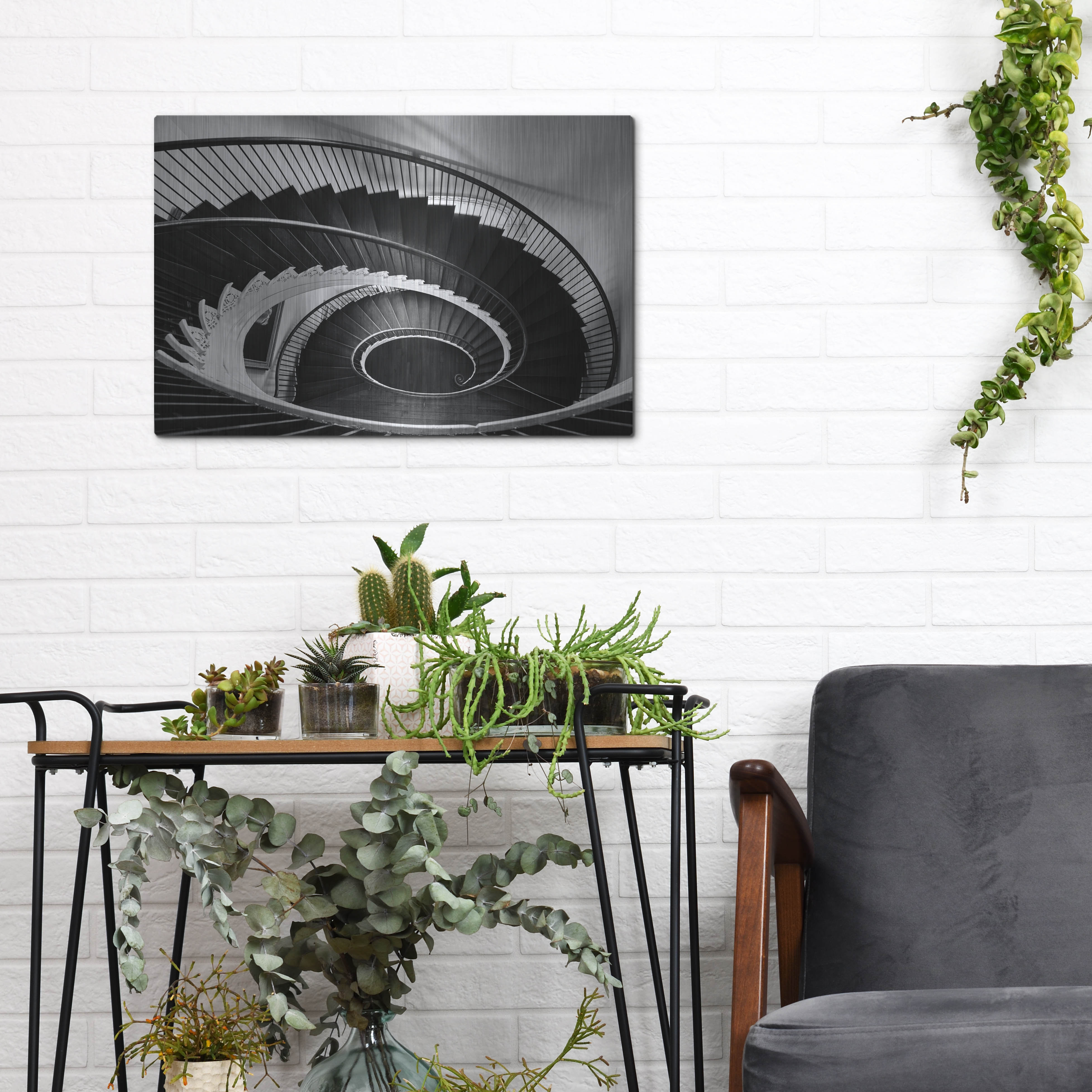 Wrought Studio™ 'Staircase 2' by Decent Exposures Metal Wall Art, | Wayfair