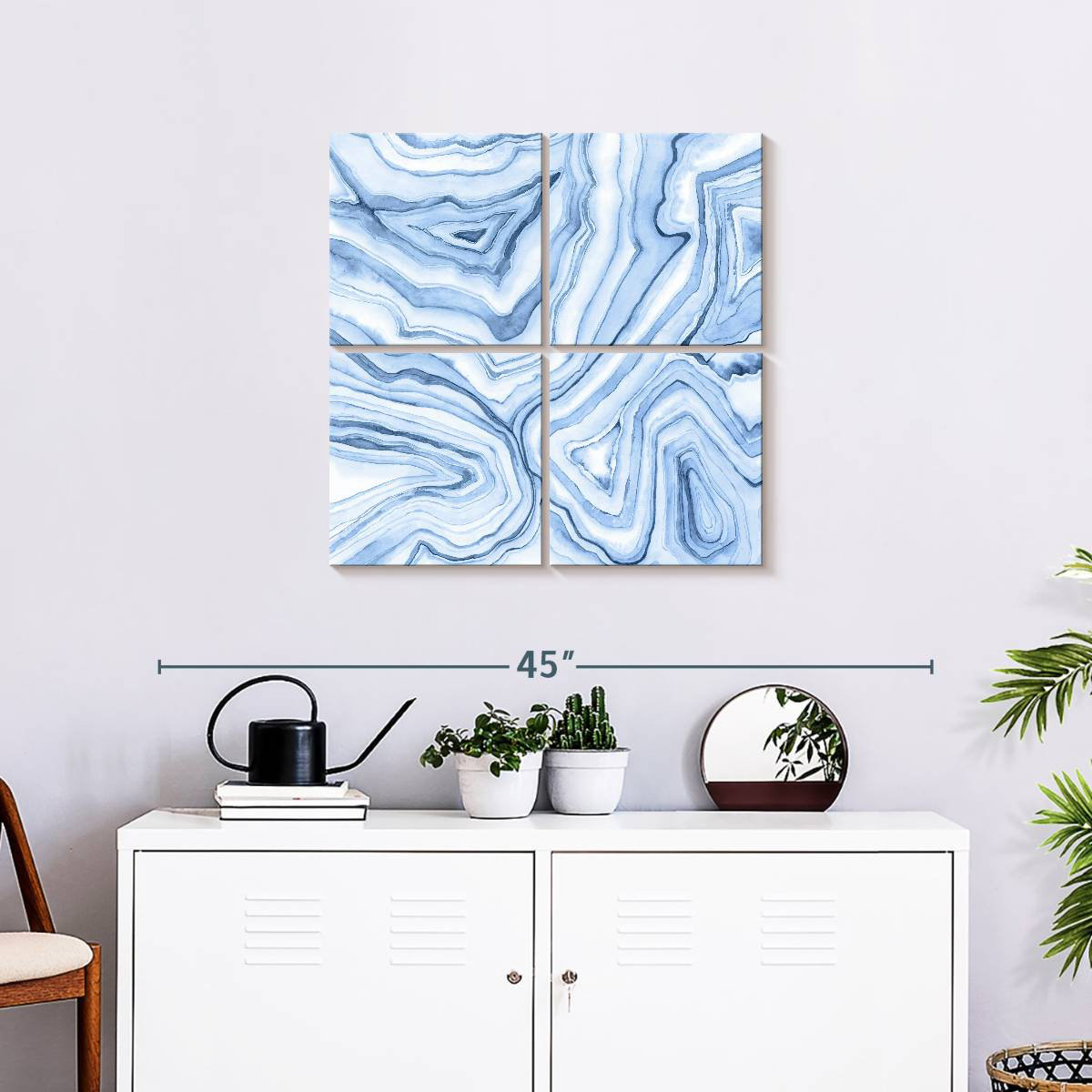 Wade Logan® Indigo Agate Avery I | Wayfair