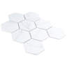 Merola Tile Carrione Super Hex Matte Carrara 10" x 11-1/2" Porcelain ...