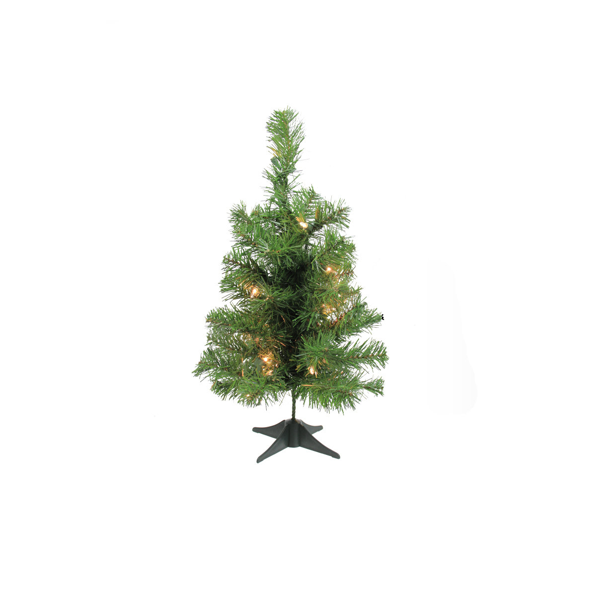 Northlight Seasonal 18" Pre-Lit Medium Blackwater Fir Artificial ...