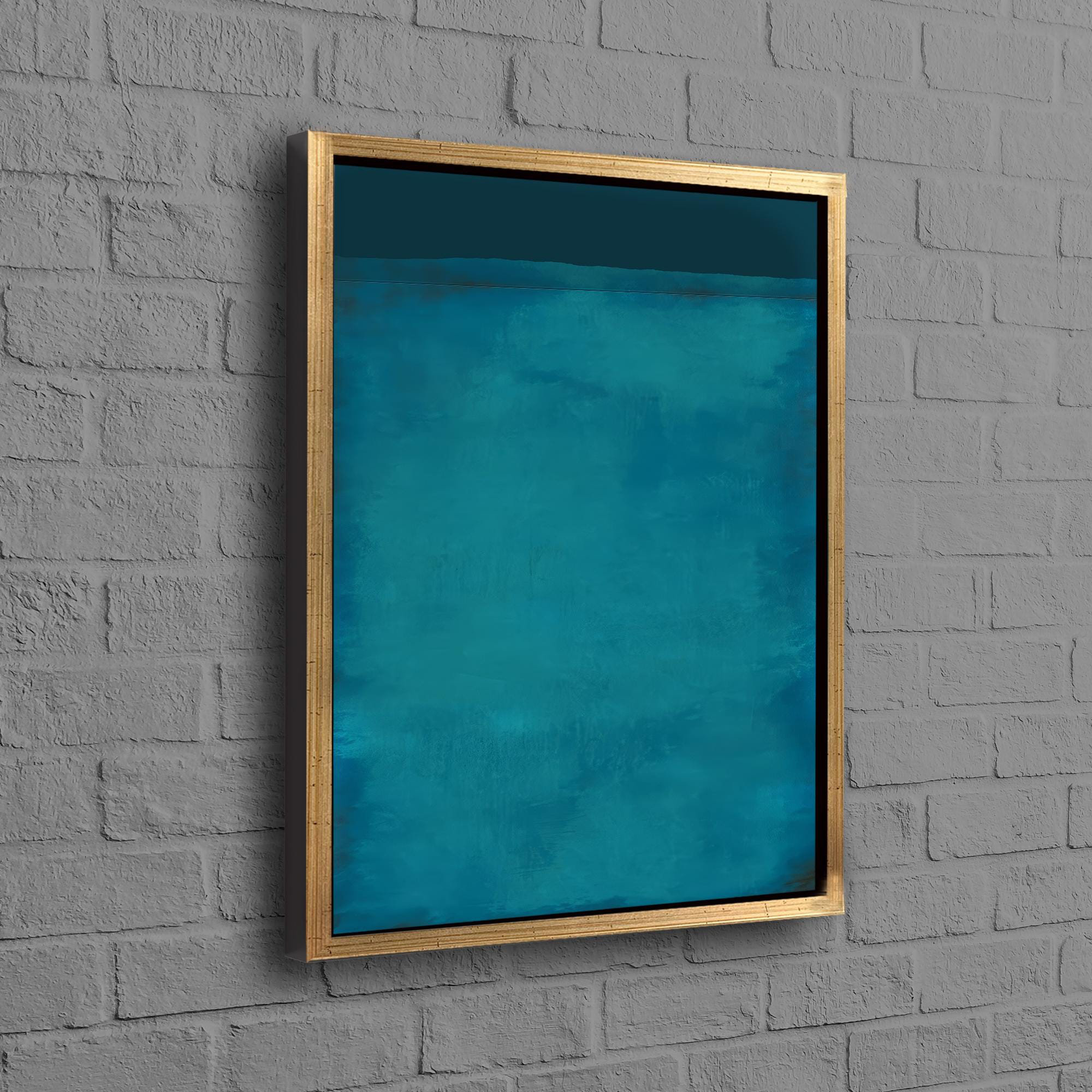 Beachcrest Home Minimalist Mark Rothko Inspired 3D Canvas Poster ...