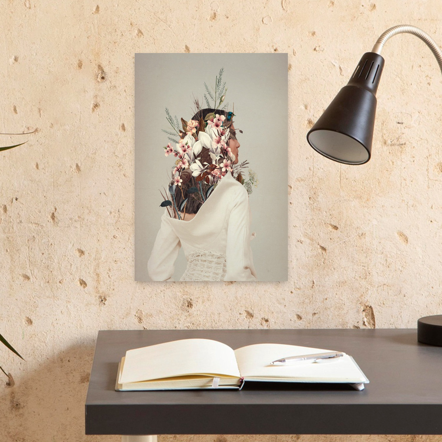 Mercer41 Contemporary Art Elegant Surreal Contemporary Lotus Magnolia ...