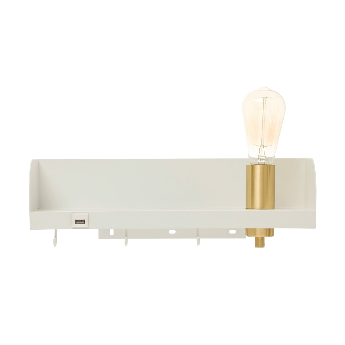 Latitude Run® Metal Accent Shelf with Lights | Wayfair