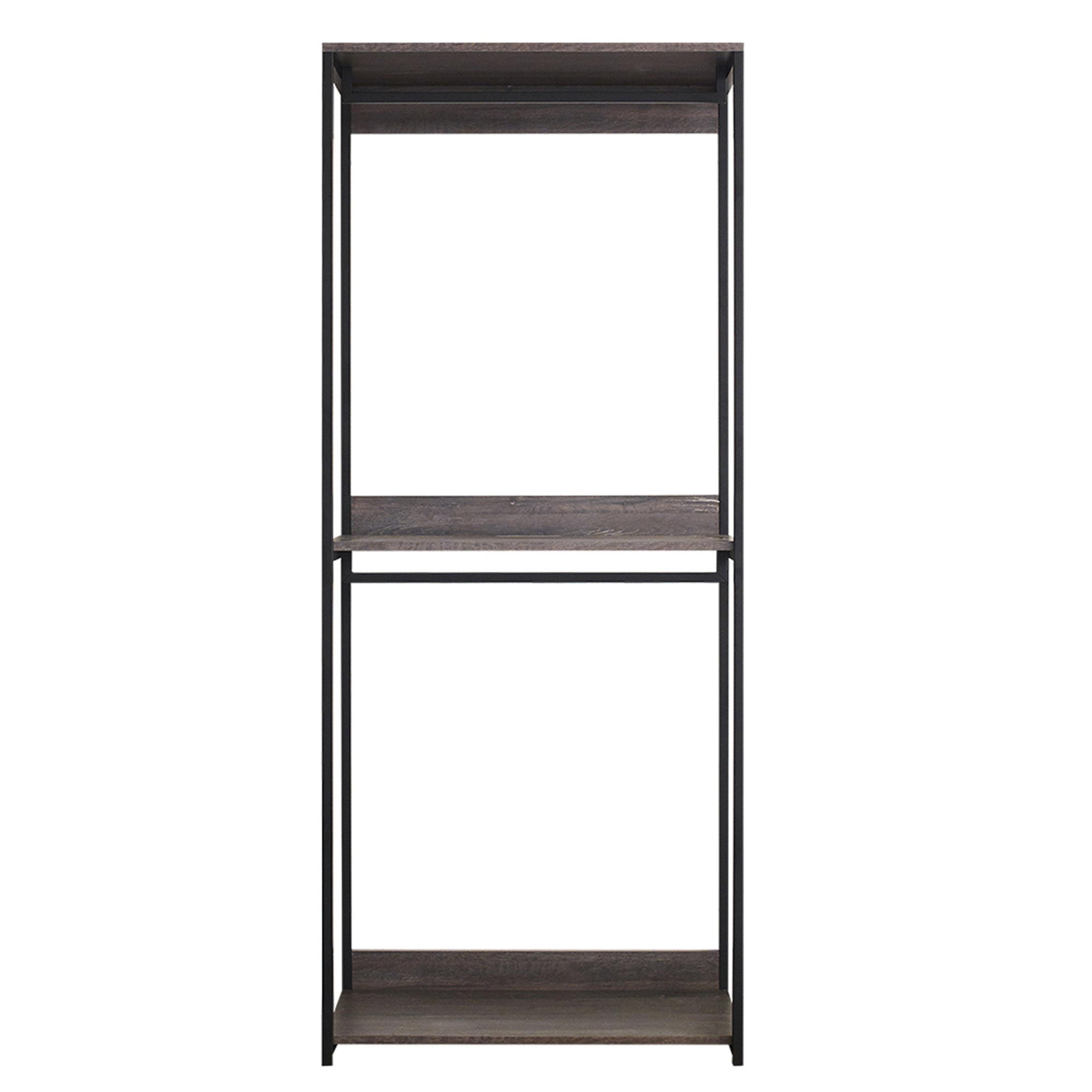 Ophelia & Co. Fiona 32" Wood and Metal Walk-in Closet with One Shelf ...