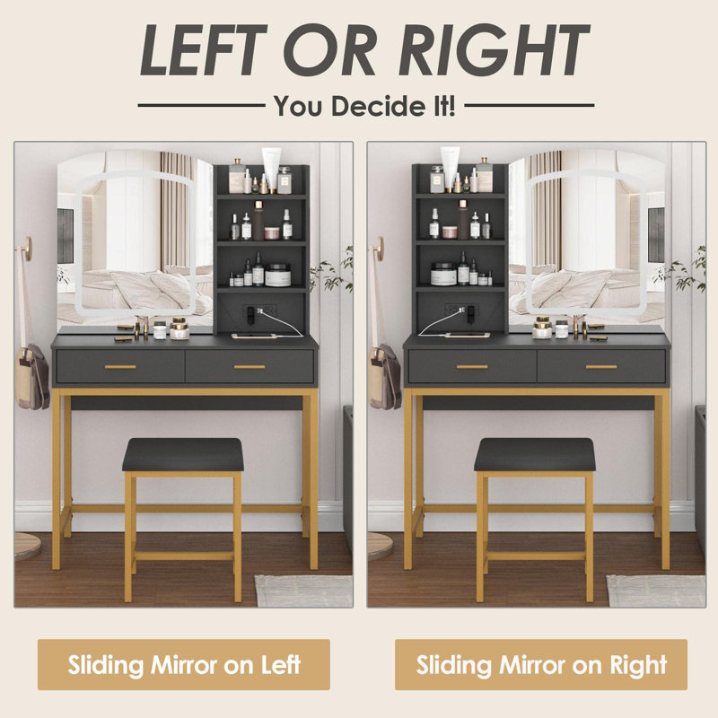 Mercer41 Jennabelle Vanity & Reviews | Wayfair