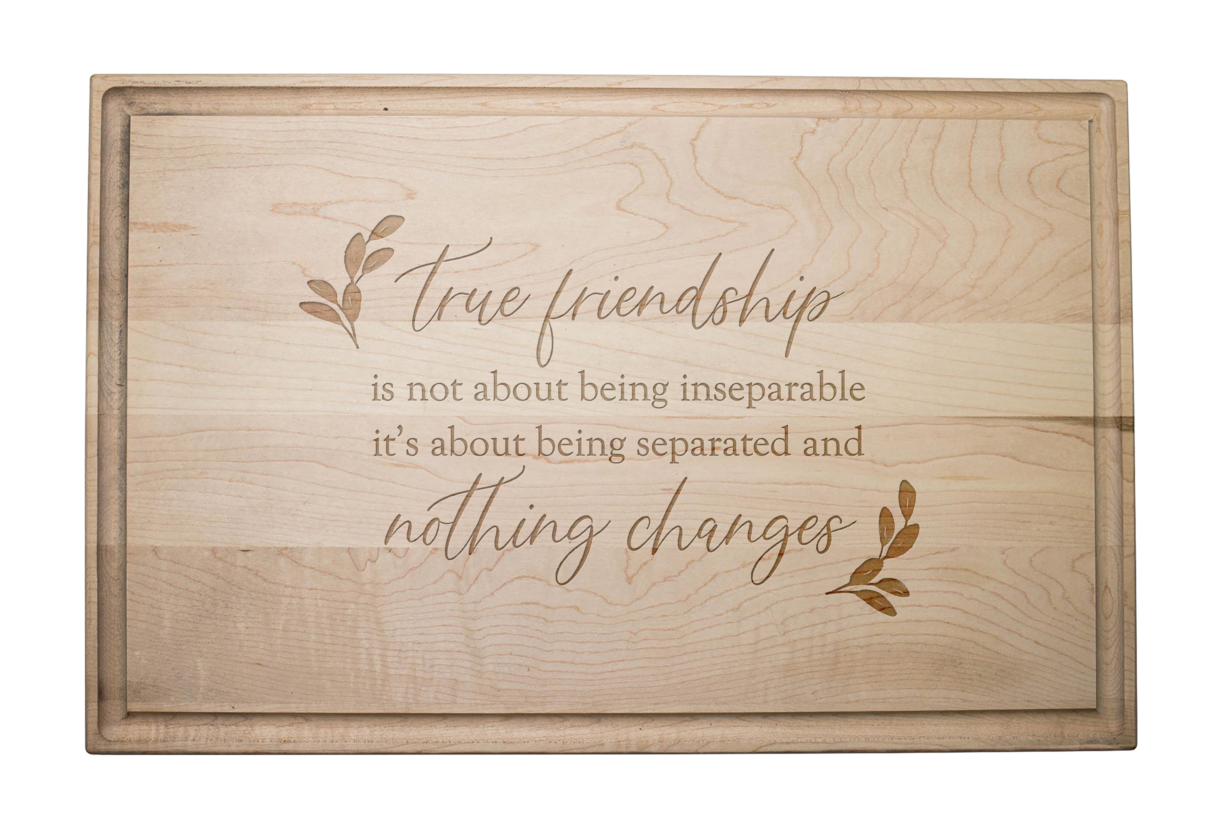 Designs Direct Creative Group True Friendship Cutting Board | Wayfair