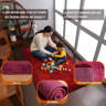 Hokku Designs Hand Knotted Loom Wool Eco-Friendly Area Rugs - Red Color ...