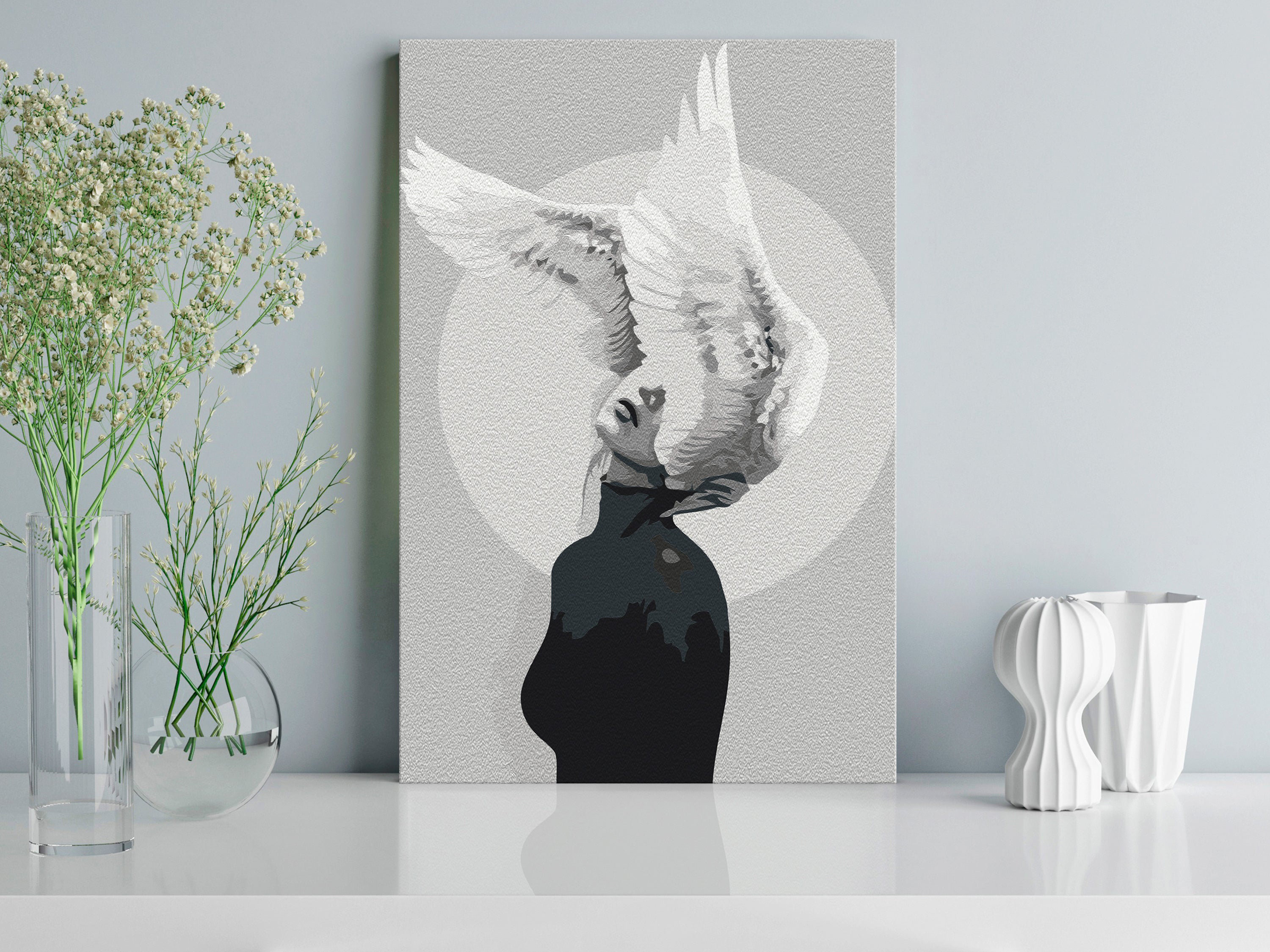 Lark Manor™ Paint By Numbers Kit - Woman With Wings | Wayfair