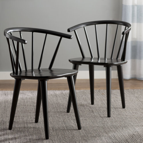 George Oliver Demi-Lee Solid Wood Side Chair & Reviews | Wayfair