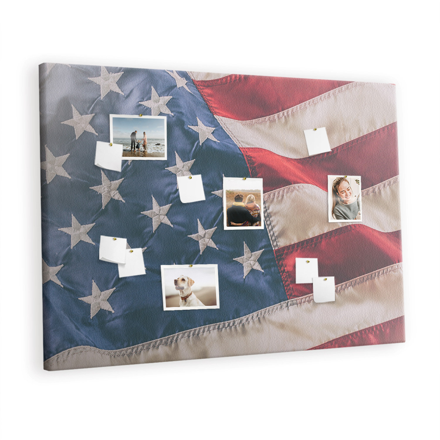 East Urban Home Britane Wall Mounted bulletin print wall pin board ...