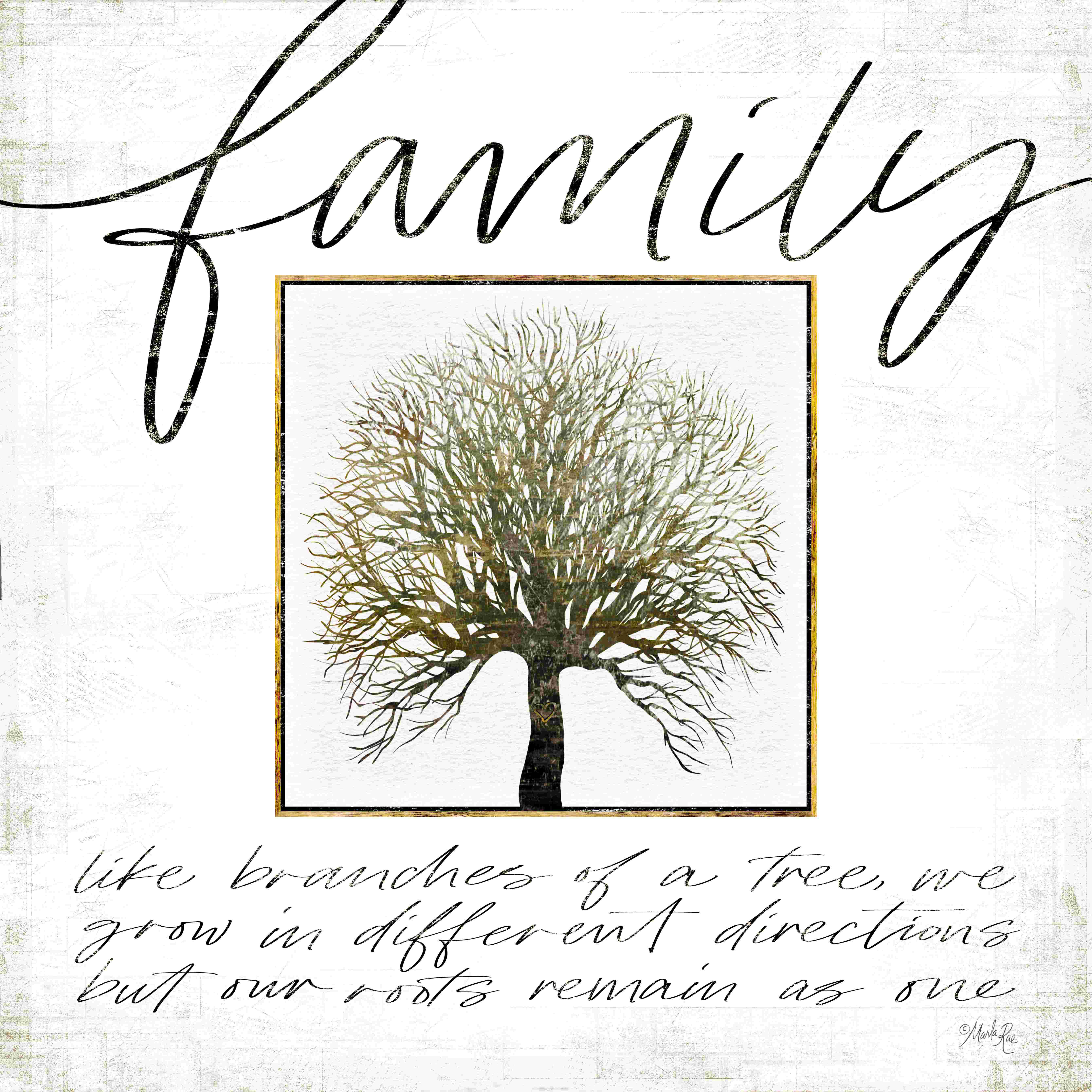 Trinx Family Tree by Marla Rae - Wrapped Canvas Print | Wayfair
