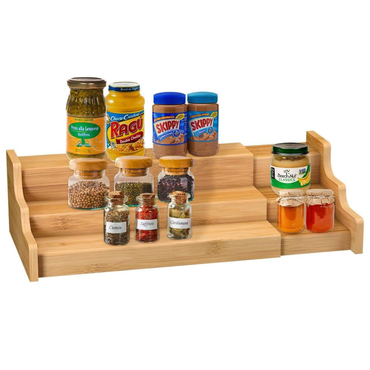 Millwood Pines 3-Tier Spice Rack Organizer for Cabinet | Wayfair