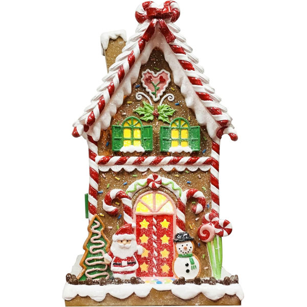 Moments in Time 16.54”H Gingerbread Village House - LED Lights, 8 ...