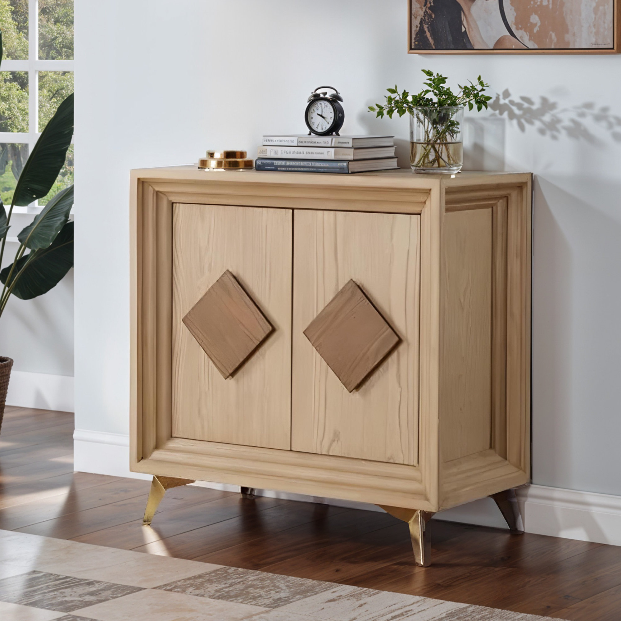 Corrigan Studio® Taygan Two Door Cabinet | Wayfair