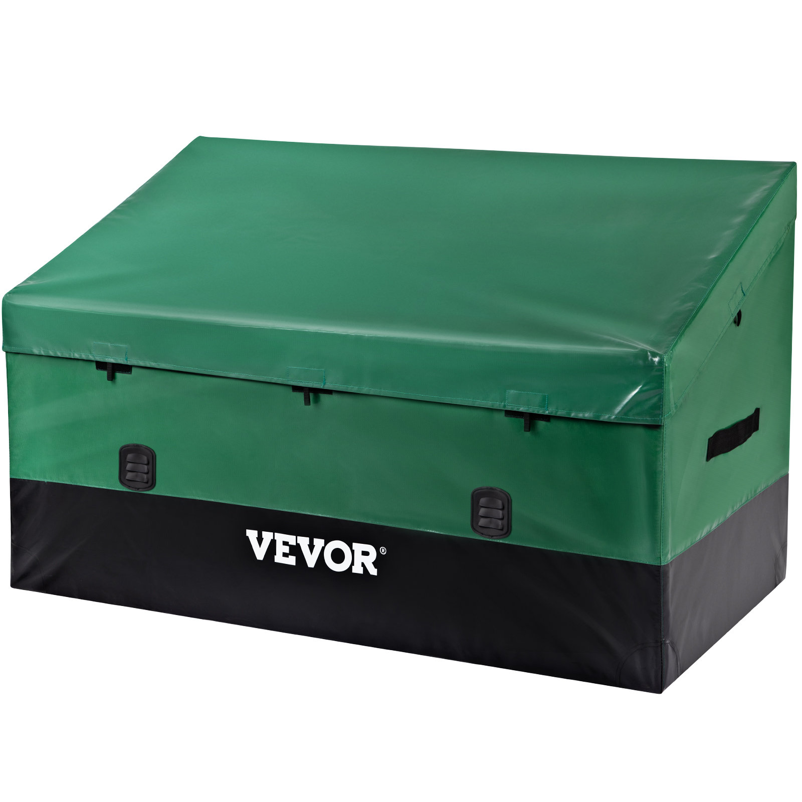 VEVOR Outdoor Storage Box, 230 Gallon Waterproof PE Tarpaulin Deck Box ...