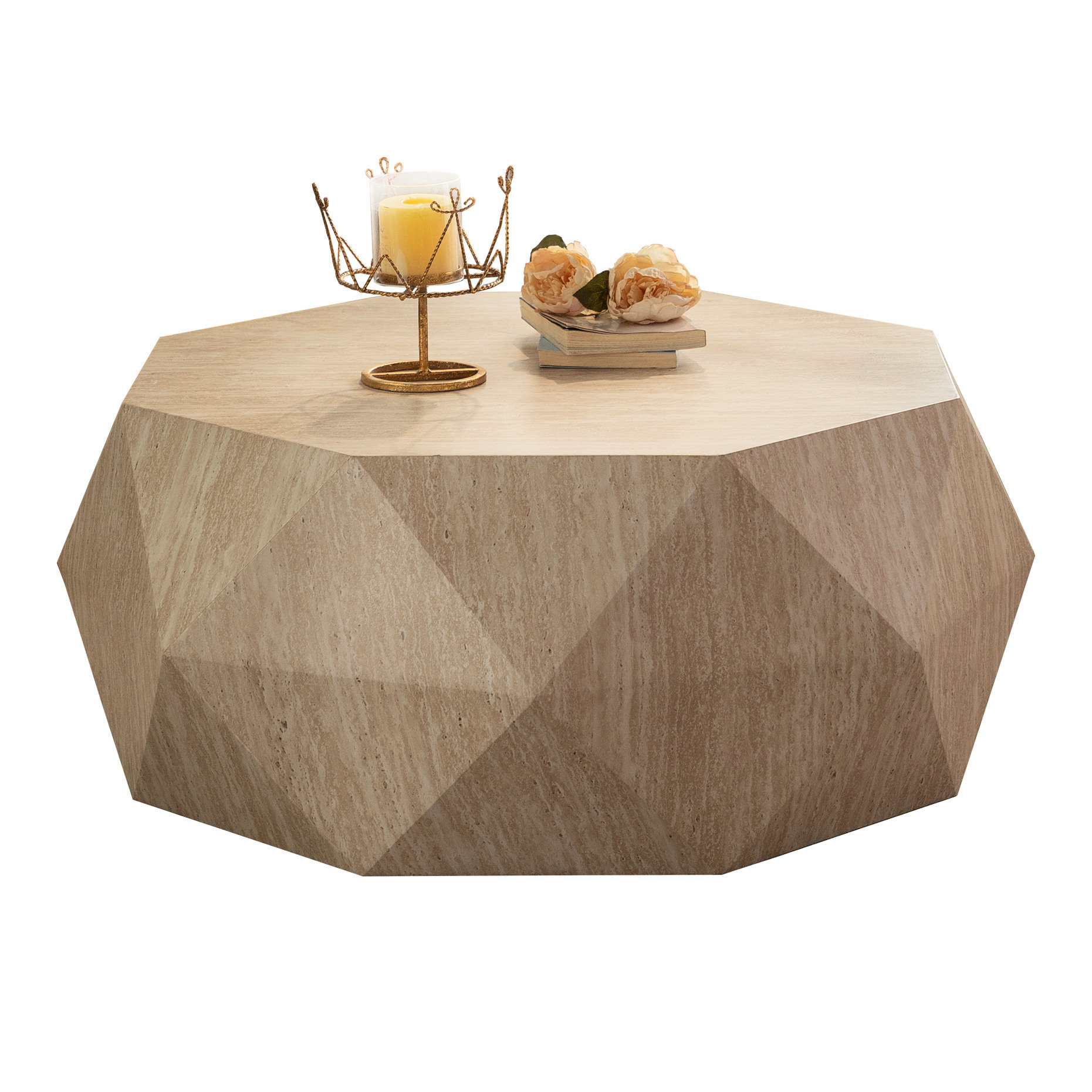 One Allium Way® American Style Coffee Table - Vintage Look With Fir ...