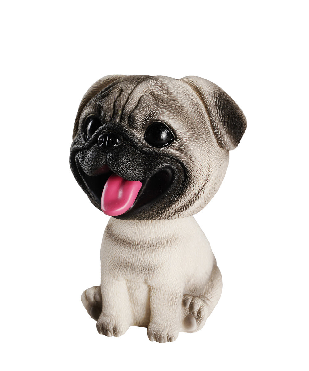 PetOrama Shaking Head Puppy Car Decoration - Pug | Wayfair