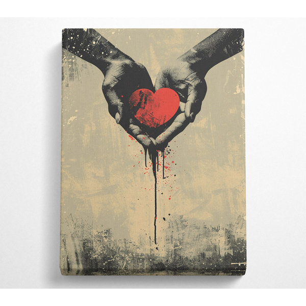 ClassicLiving Bleeding Heart - No Frame Art Prints on Canvas | Wayfair ...