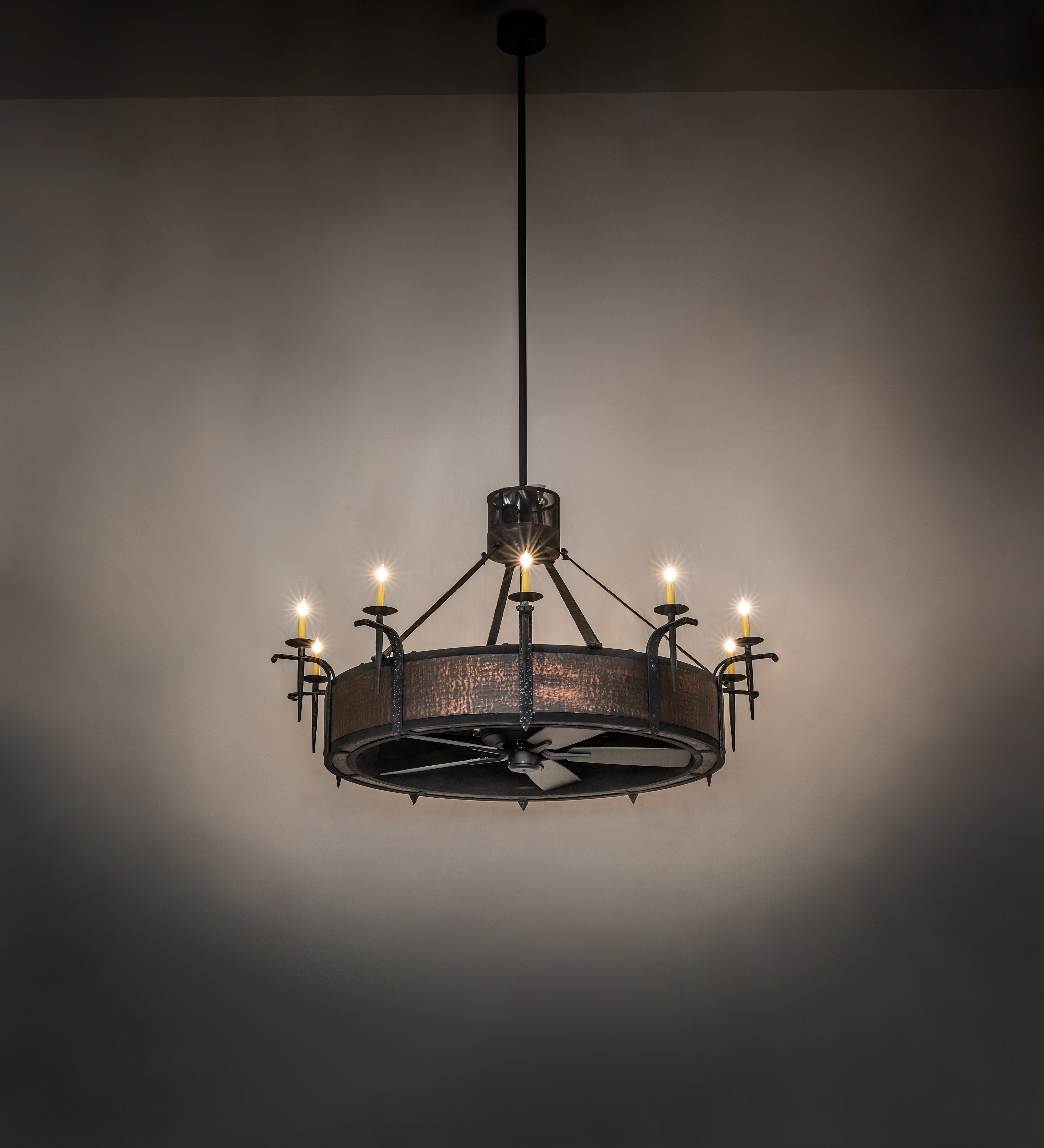 17 Stories 65" Wide Costello 10 Light Chandel-Air | Wayfair