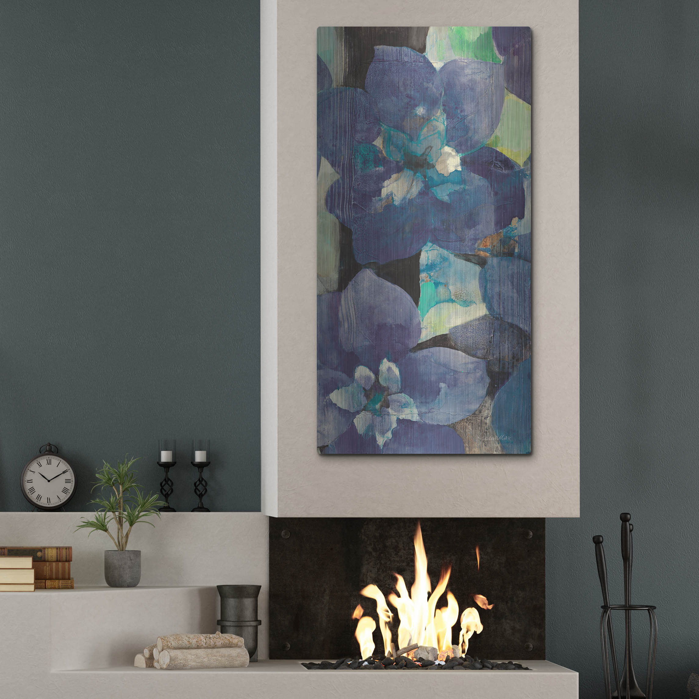 Lark Manor™ 'Violet Row 1' by Albena Hristova Metal Wall Art, 24" x 48 ...