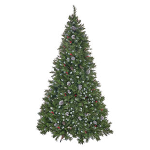 Flocked / Frosted Branches Christmas Trees You'll Love | Wayfair