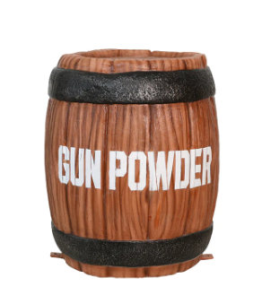Loon Peak® Geanino Gunpowder Barrel Statue | Wayfair