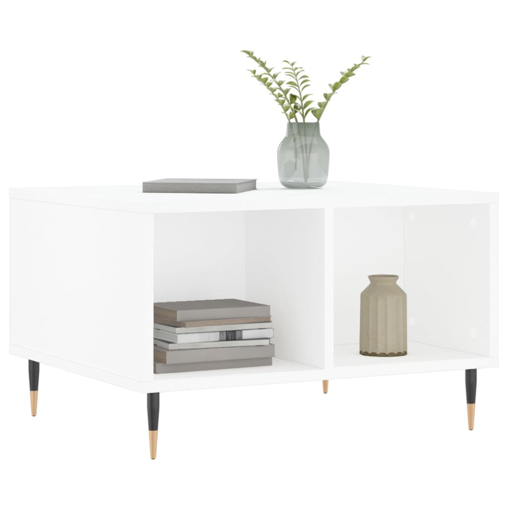 vidaXL Coffee Table Engineered wood, metal 23.6 x 19.7 x 14.4 in | Wayfair