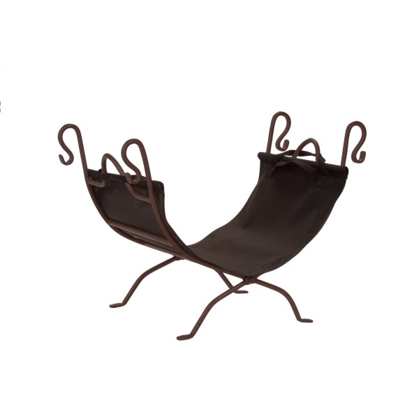 Red Barrel Studio® Wavelyn 26.5'' W Metal Log Rack | Wayfair