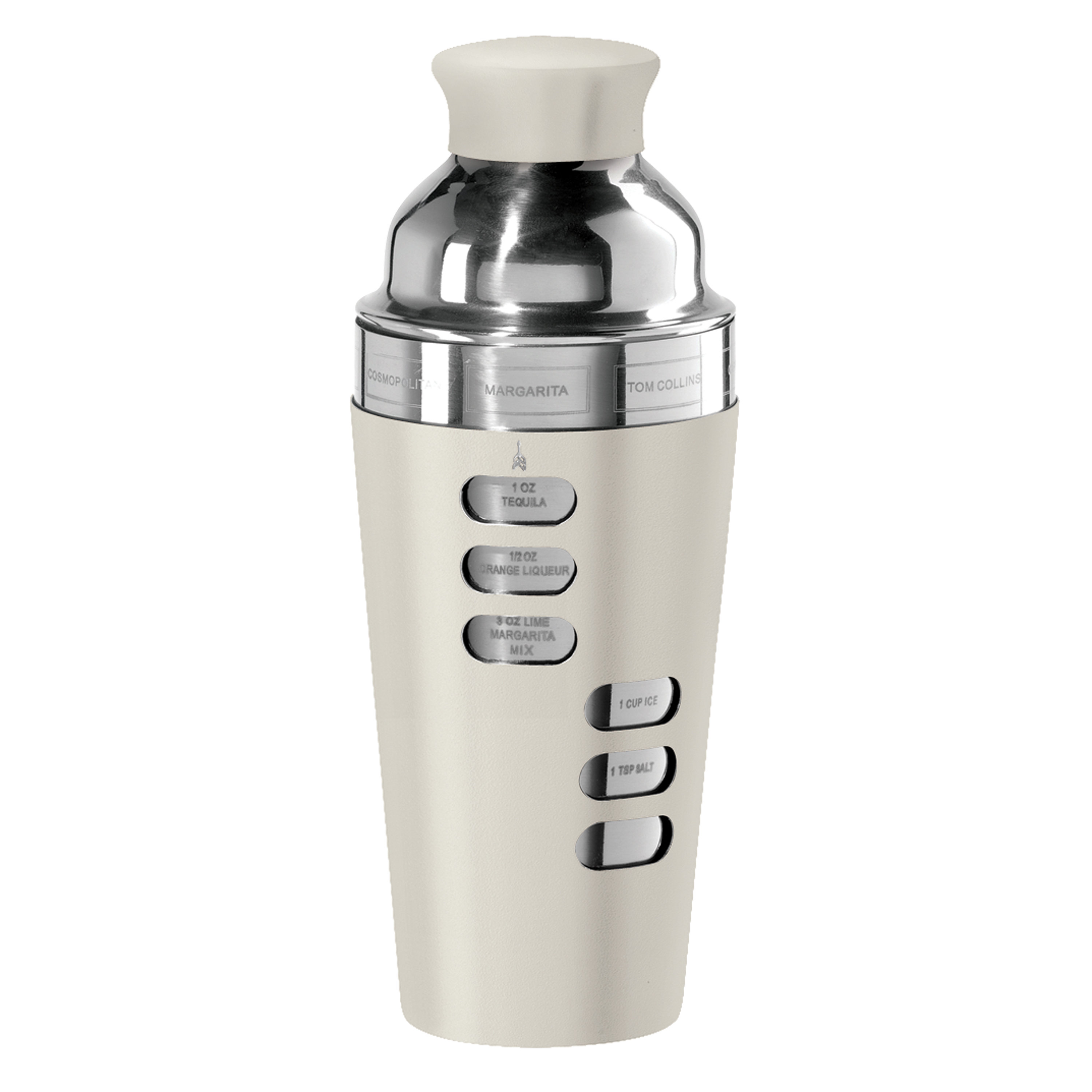 OGGI Oggi Barware Dial-A-Drink 23 Oz 8 Recipe Stainless Steel Cocktail ...