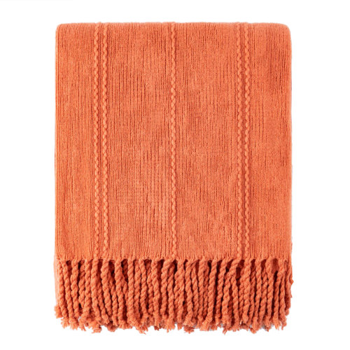 Wayfair | Orange Blankets & Throws You'll Love in 2023
