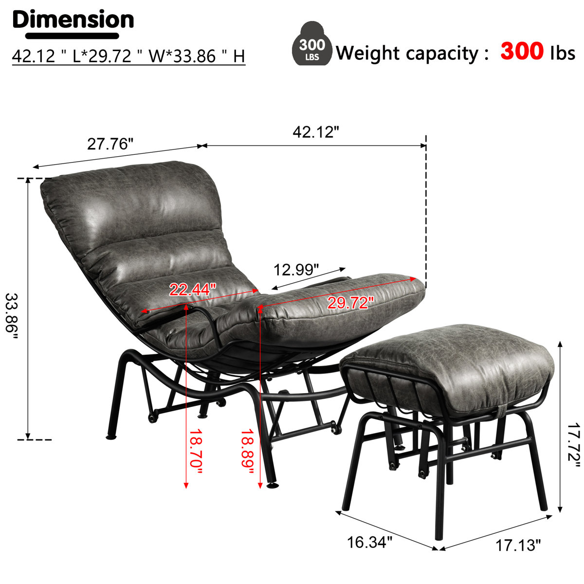 17 Stories Matigan Metal Rocking Chair | Wayfair